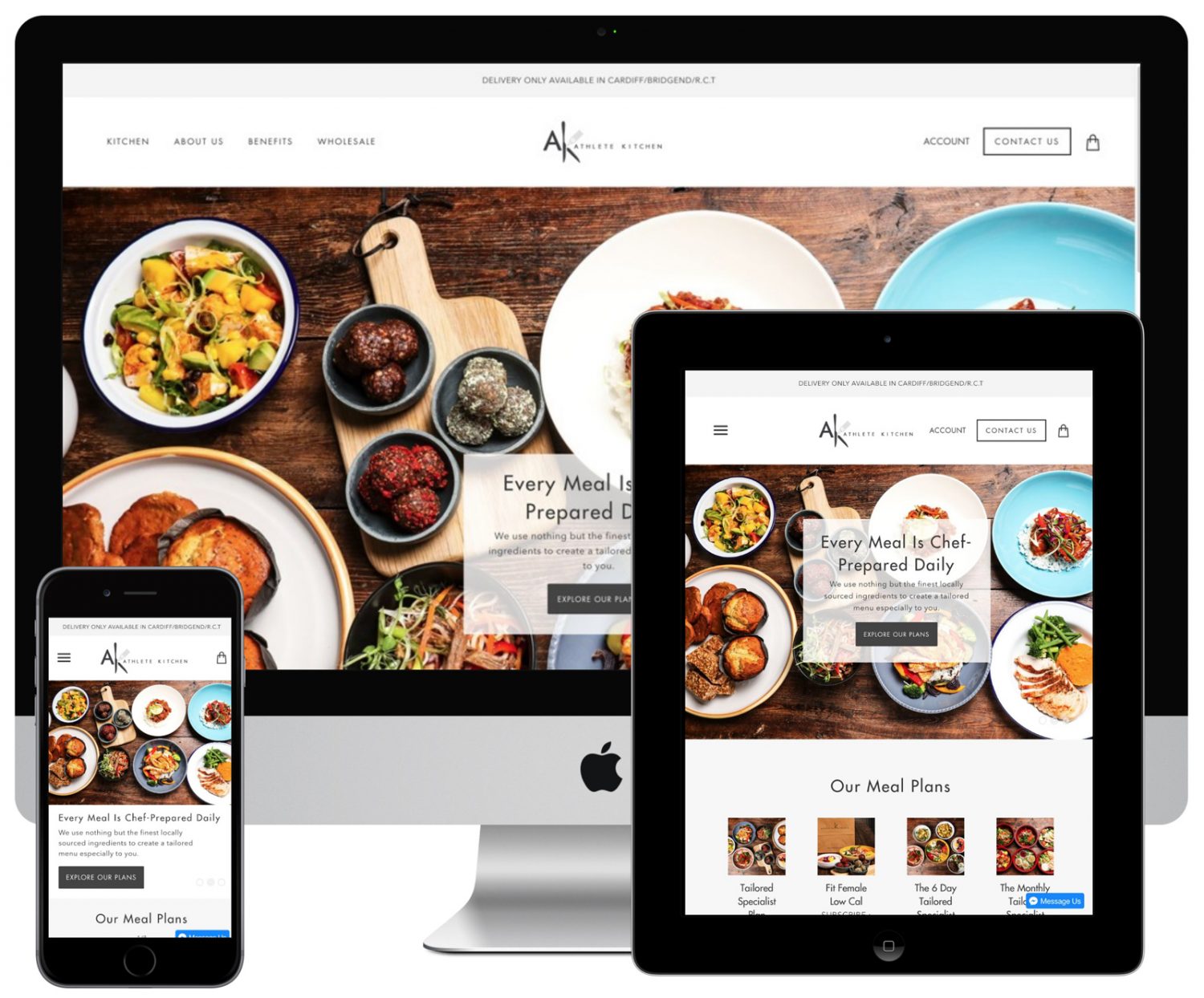 Athlete Kitchen - Webjects: Web Design Cardiff